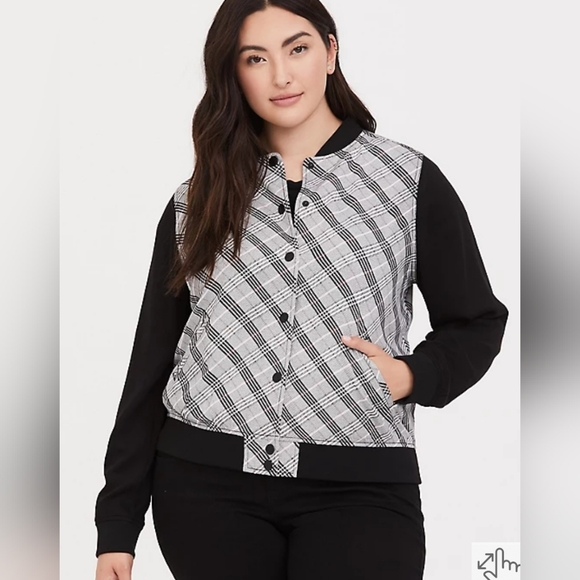 torrid | Jackets & Coats | Torrid Twill Bomber Jacket | Poshmark